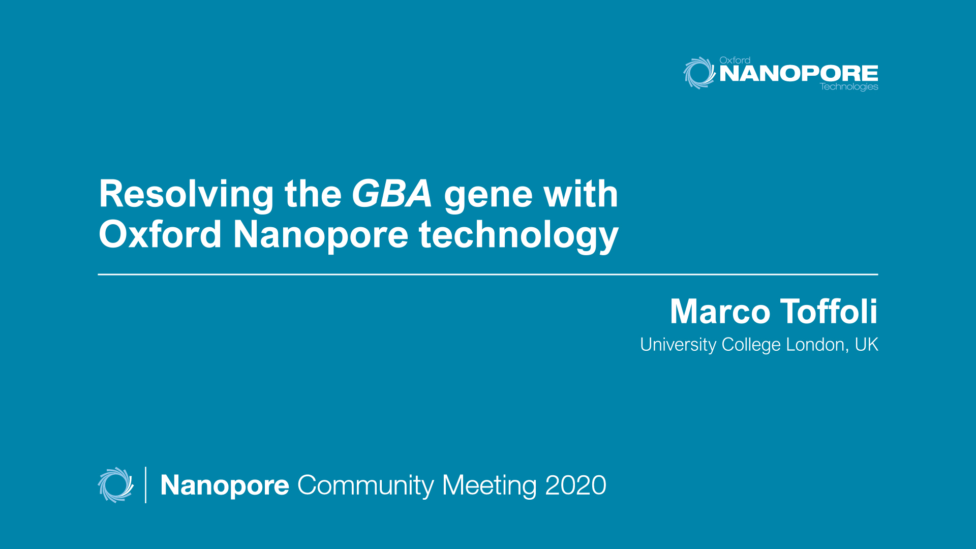 Resolving the *GBA* gene with Oxford Nanopore Technologies