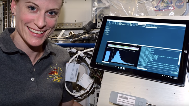 ScienceCasts: Sequencing DNA in Space