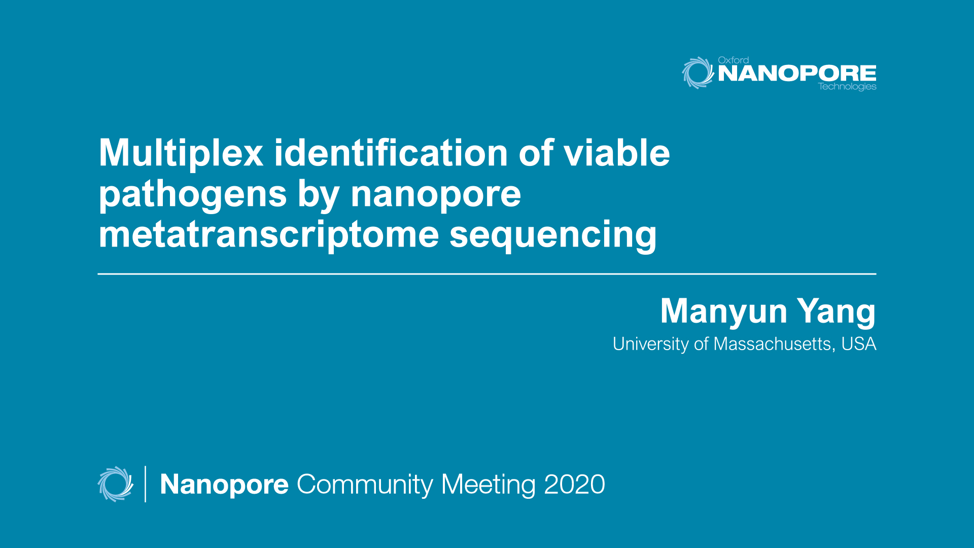Multiplex identification of viable pathogens by nanopore ...