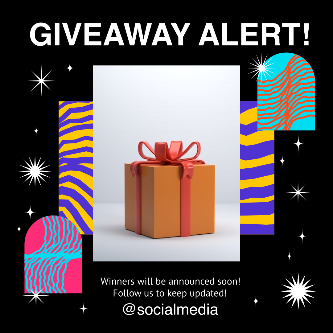 Giveaway Instagram Post Template | Linearity Templates