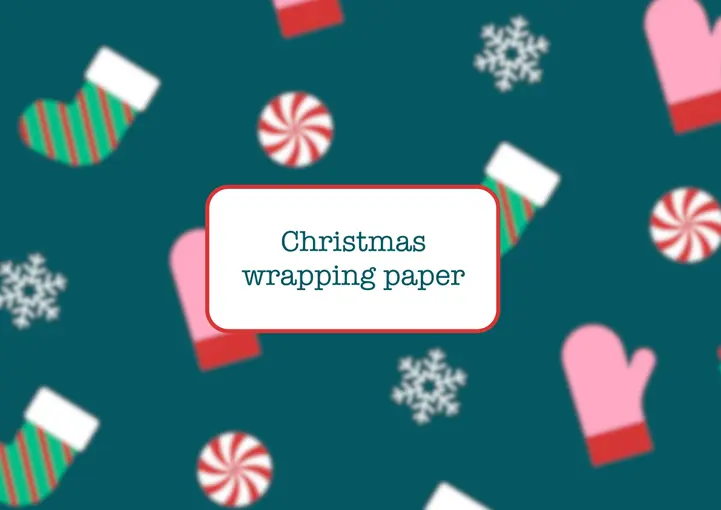 How to Make Your Own Christmas Wrapping Paper Design