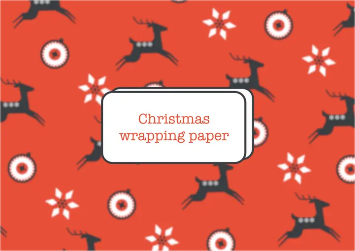 How to Make Your Own Christmas Wrapping Paper Design