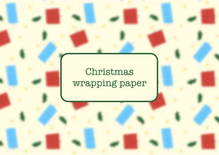 How to Make Your Own Christmas Wrapping Paper Design