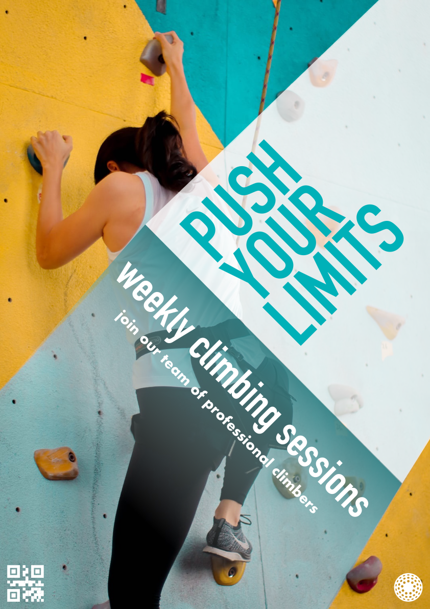 Climbing Sessions Poster Template Linearity Templates
