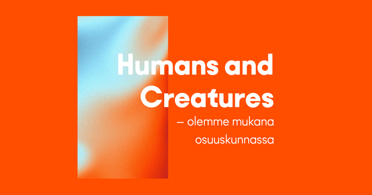 Kuubi on mukana Humans and Creatures konsultointiosuuskunnassa