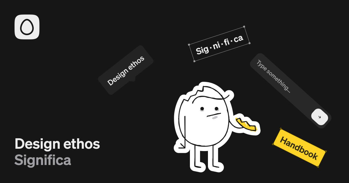 Design ethos - Handbook by Significa