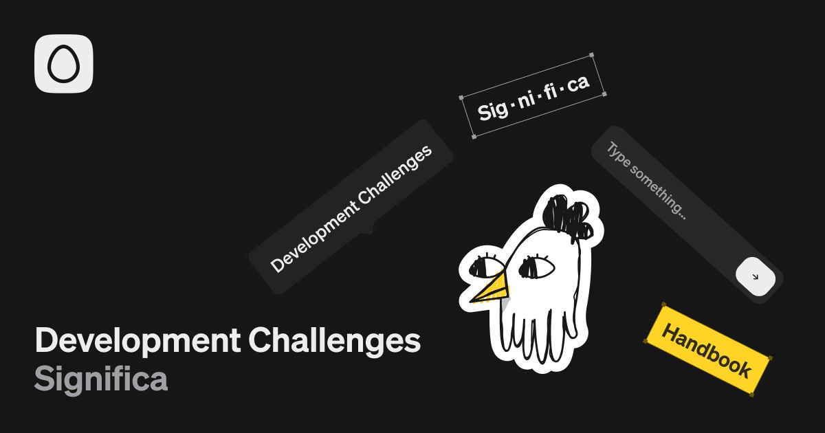 Handbook by Significa — Engineering challenges