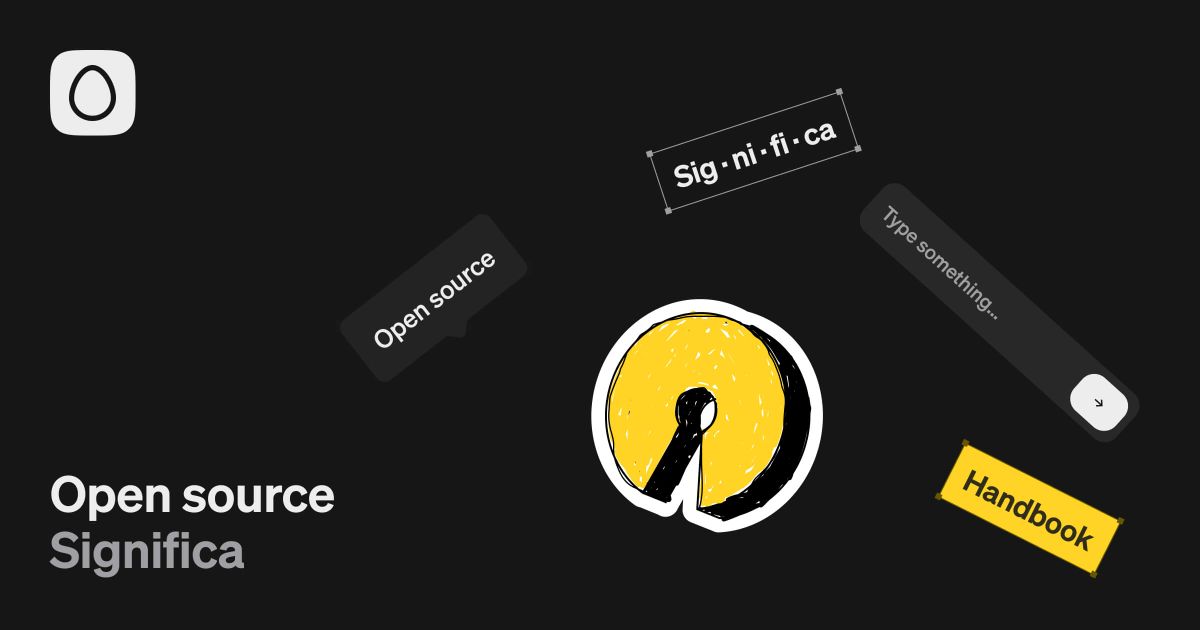 Handbook by Significa — Open source