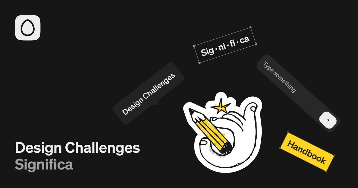 Handbook by Significa — Design challenges