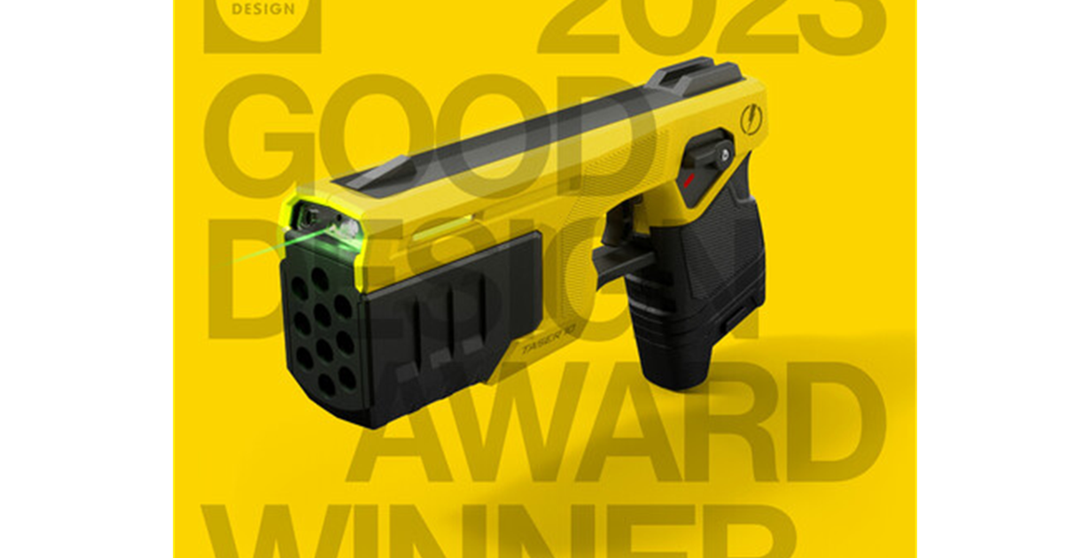 Taser 10 wins 2023 good design award - Axon.com