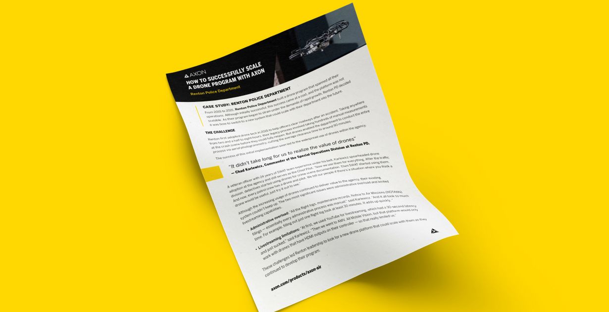 How to Successfully Scale a Drone Program | Axon Air - Axon.com