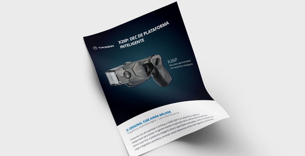 TASER X26P Product Card - Axon.com | PT-BR