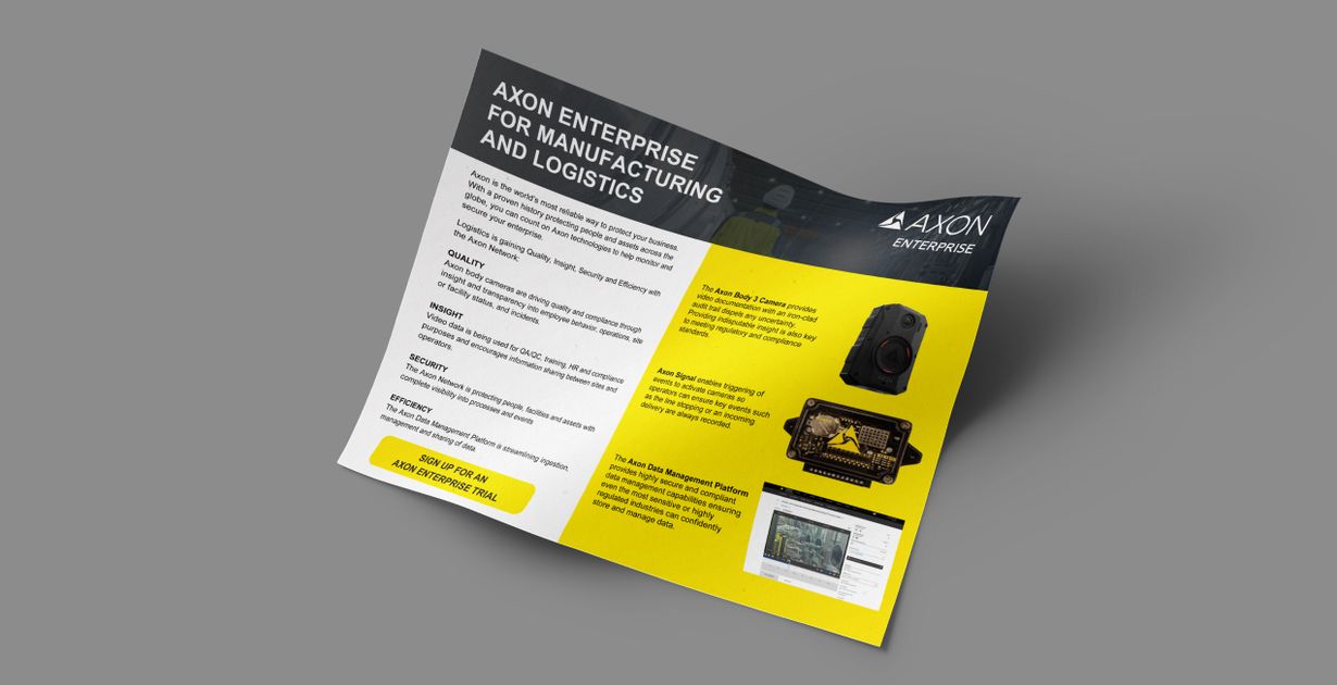 Axon Enterprise for Manufacturing and Logistics - Axon.com