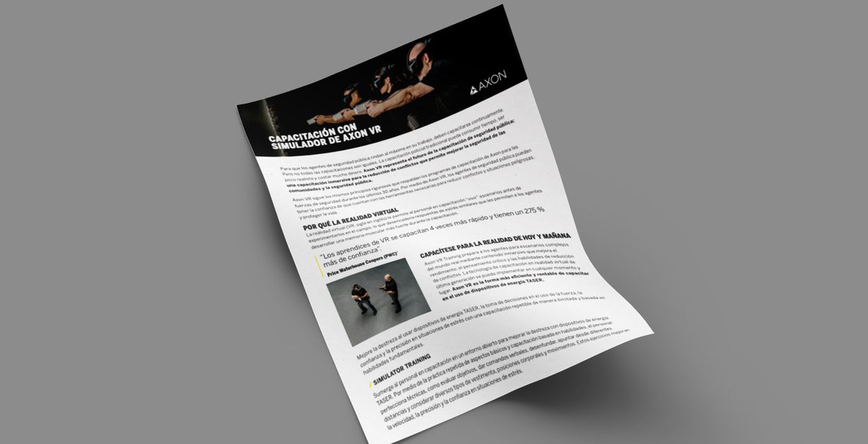 Axon VR Product Card - Axon.com | LATAM