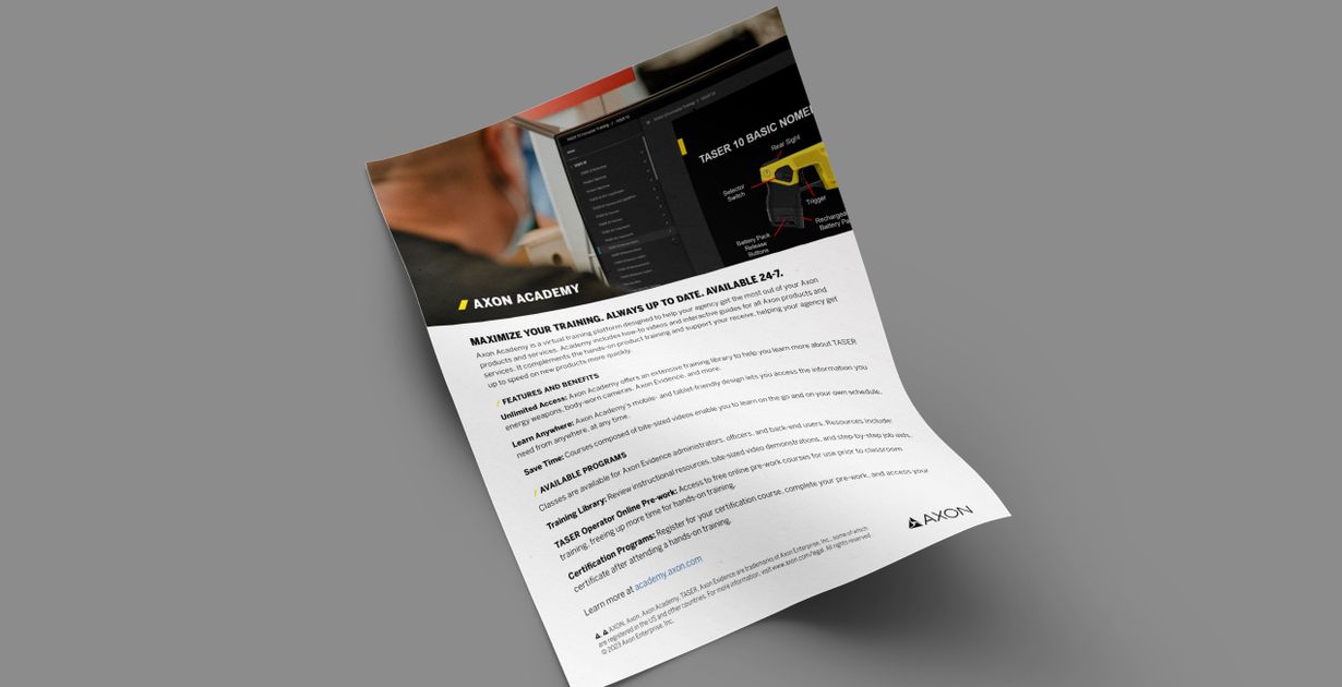 Axon Academy Product Card Axon