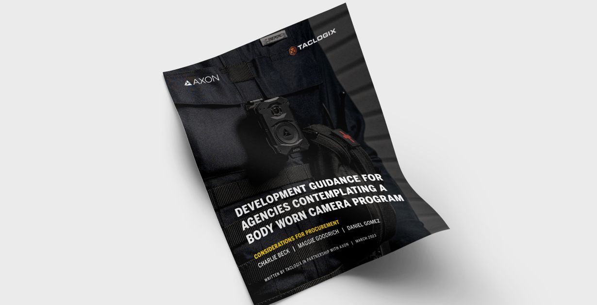 Development guidance for agencies contemplating a body worn camera ...