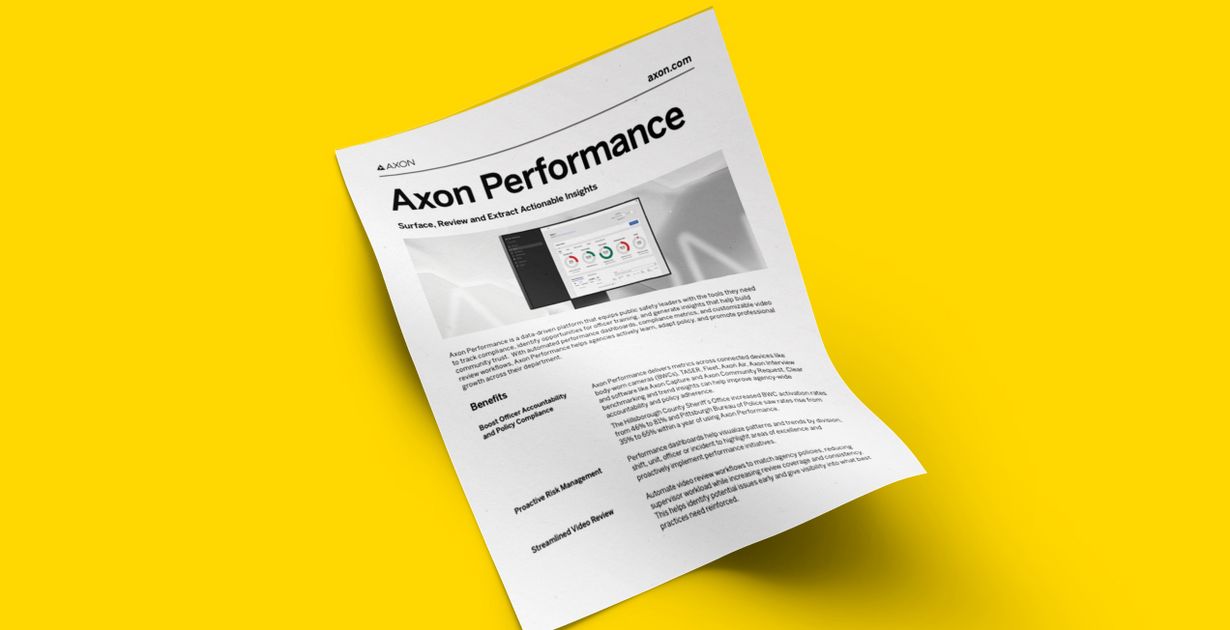 Axon Performance Product Card - Axon.com | EN-CA