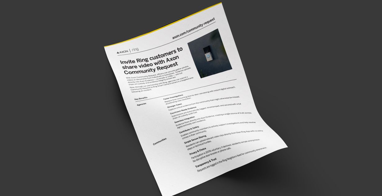 Axon Community Request Ring Product Card - Axon.com