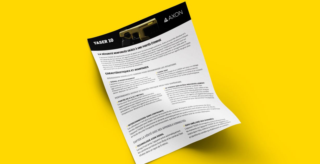 TASER 10 Product Card - Axon.com | FR-CA