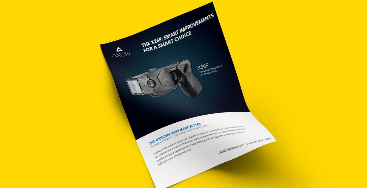 TASER X26P Product Card - Axon.com | EN-CA