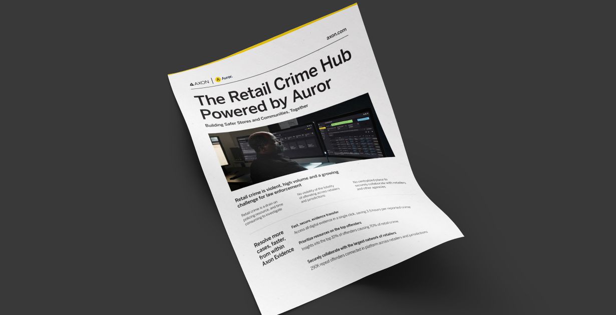 Retail Crime Hub by Auror Product Card - Axon.com