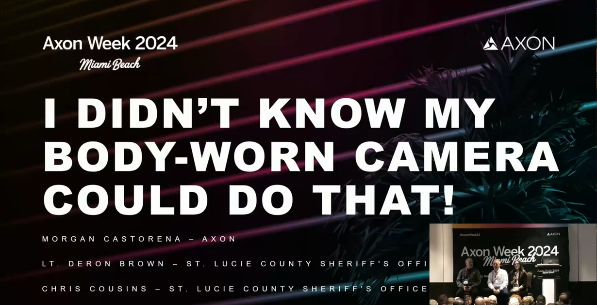 A deep dive into body-worn camera capabilities - Axon.com
