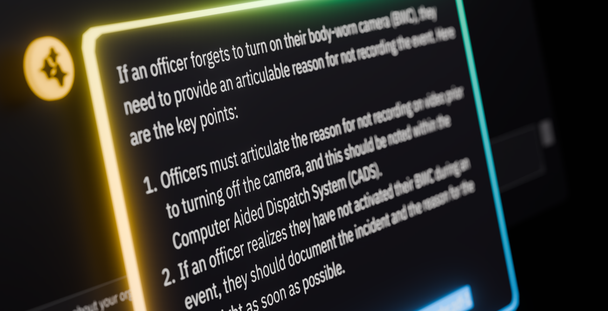 Policy Chat FAQs for prosecutors - Axon.com