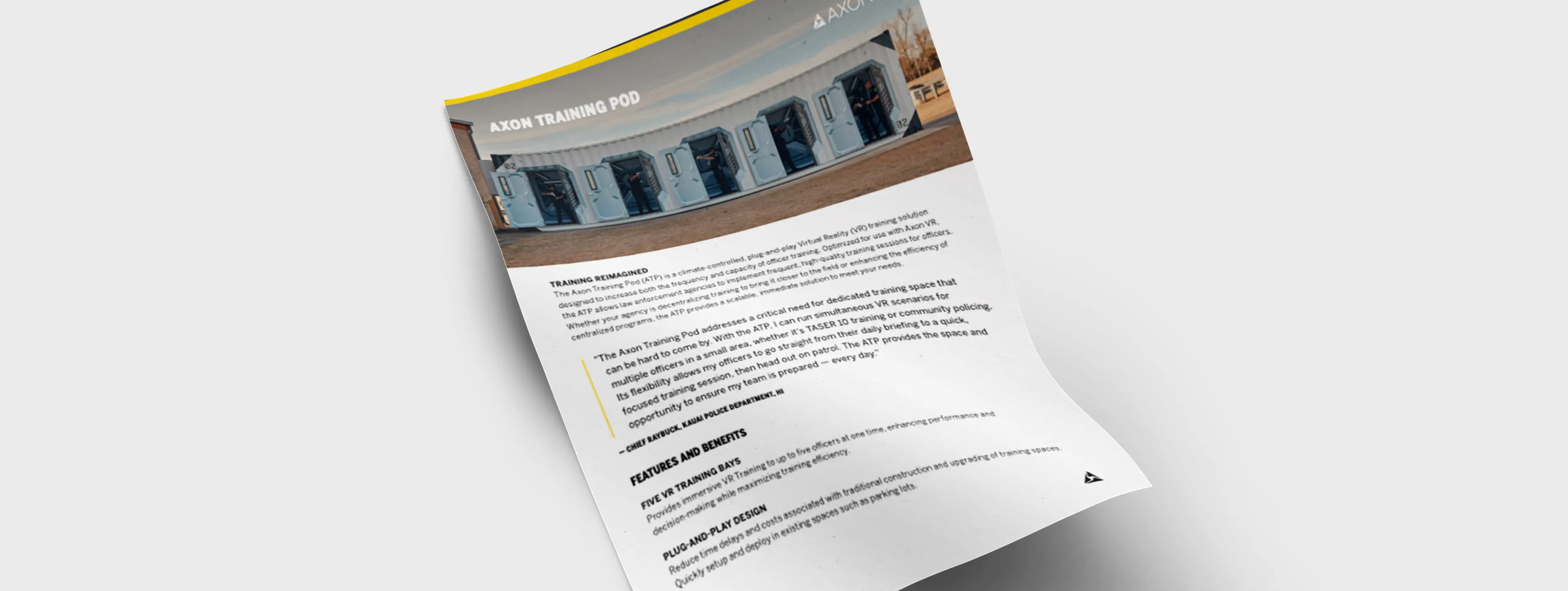 Axon Training Pod Product Card - Axon.com | EN-CA