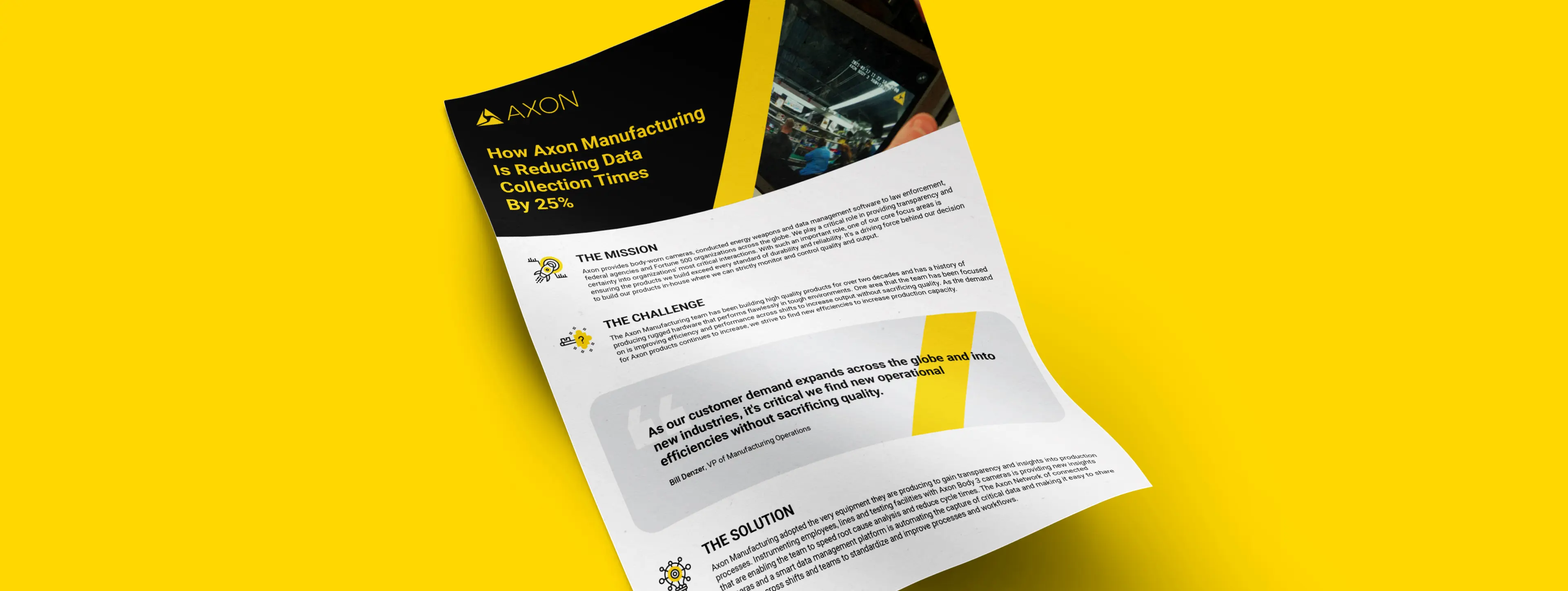 How Axon Manufacturing is Reducing Data Collection Time by 25% | Axon ...