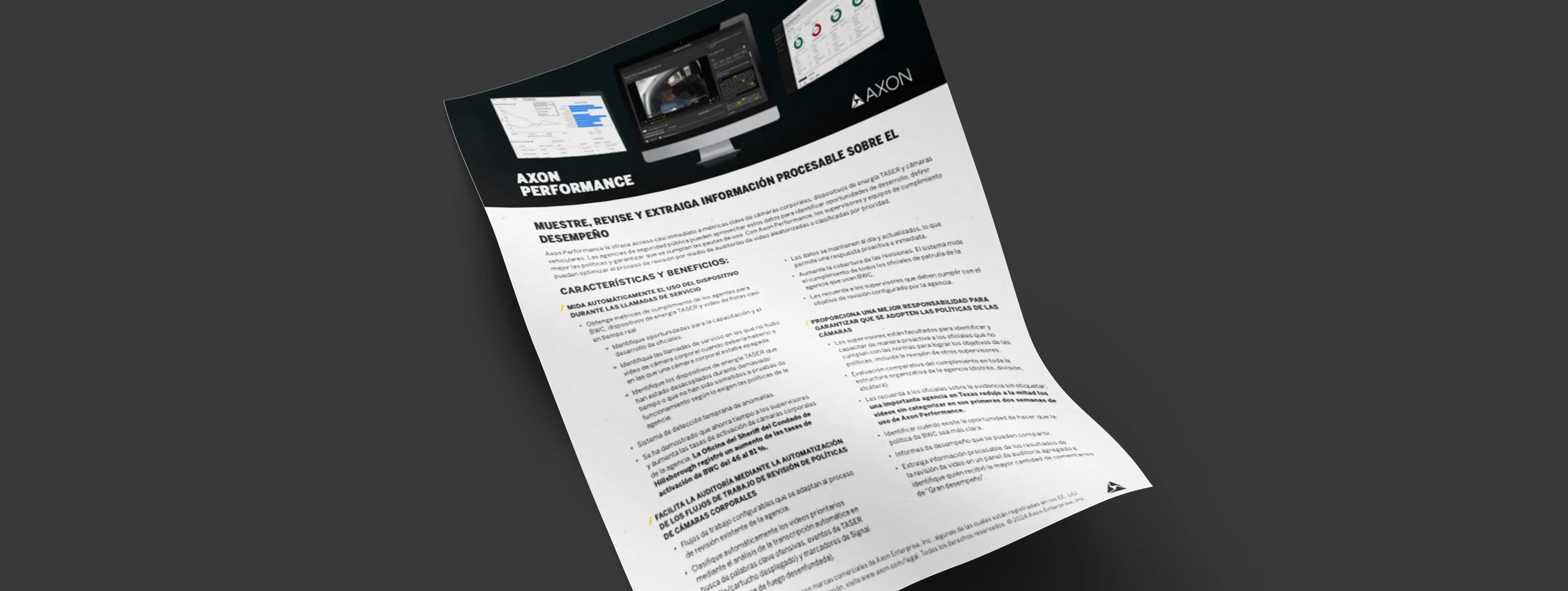 Axon Performance Product Card - Axon.com | LATAM