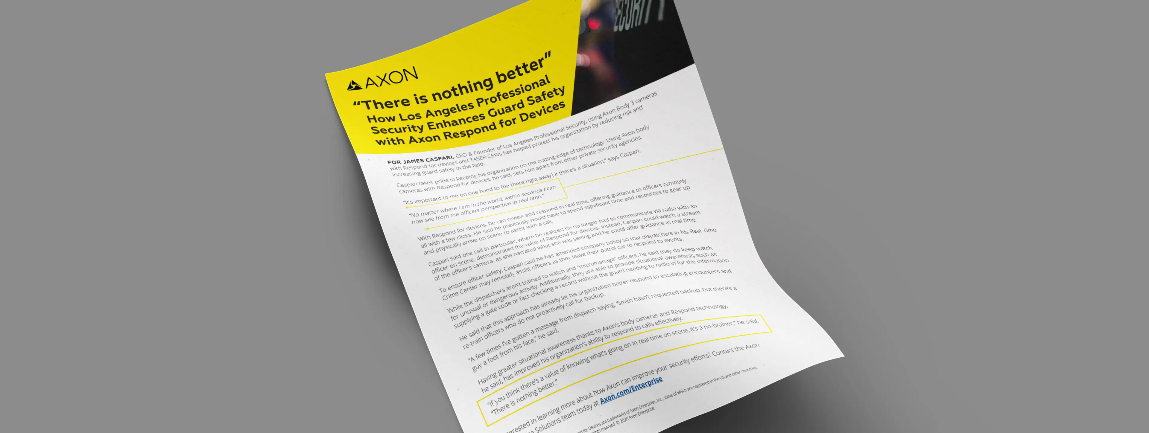 How Los Angeles Professional Security Enhances Guard Safety with Axon ...