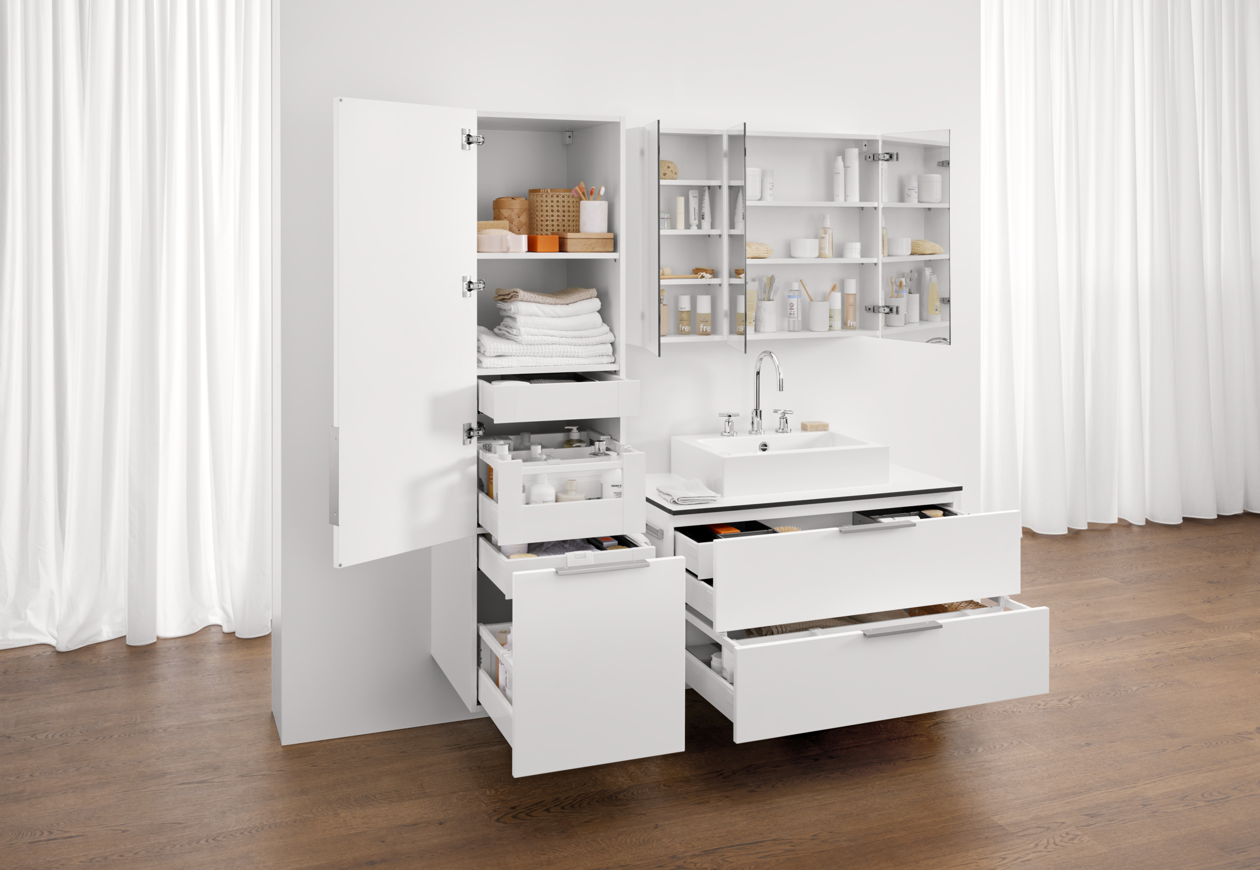 Cleveres Badezimmermöbel - So klappt's! | Blum Inspirations