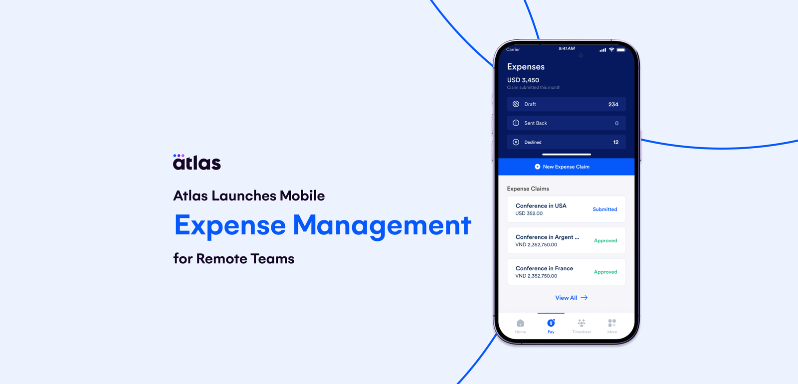 Atlas rolls out Expense Management module in the Atlas Mobile App
