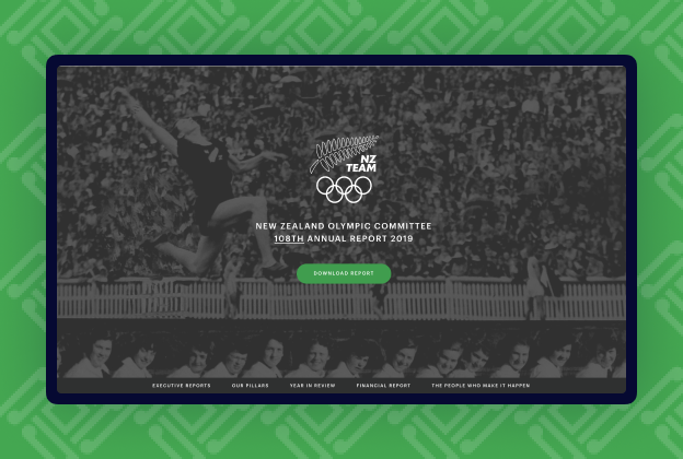NZ Olympic Committee Annual Report | A case study by Catch Design