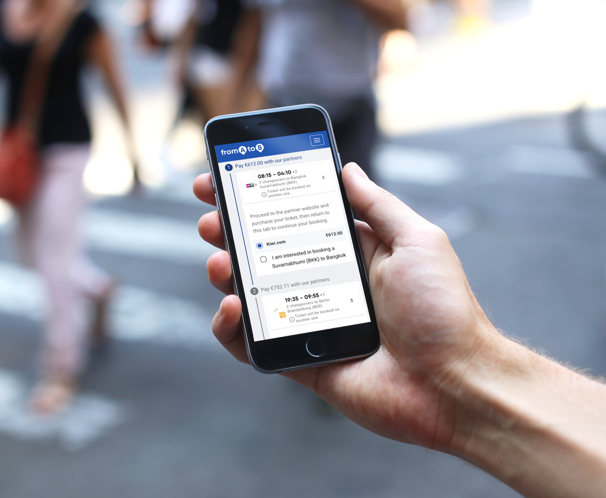 fromAtoB - Travel planning and booking app | Case Study by Monterail