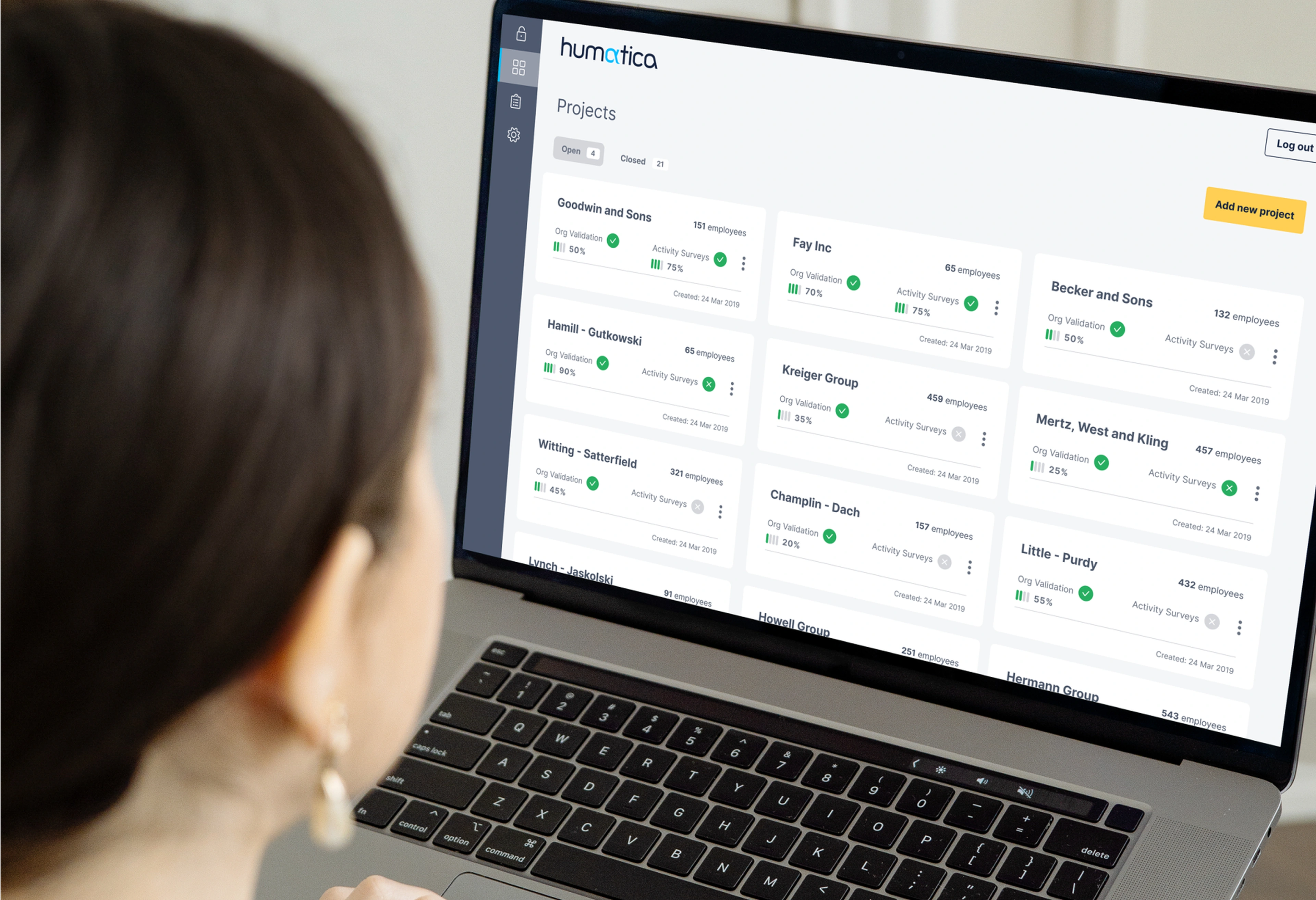 Humatica - time tracking platform | Case Study by Monterail