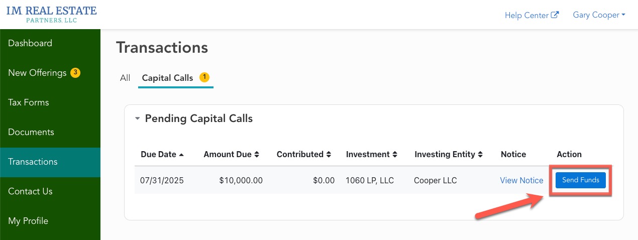 Investor Portal