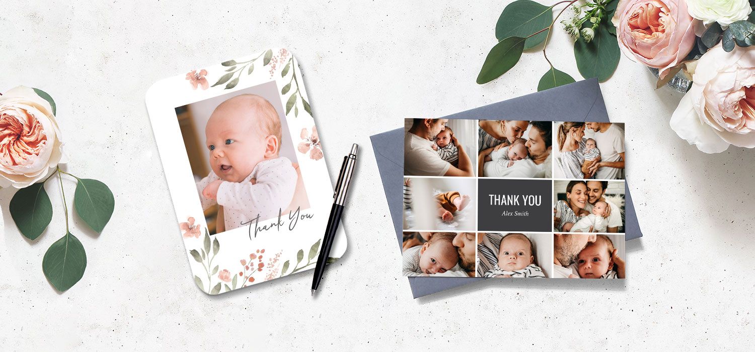 baby thank you cards wording