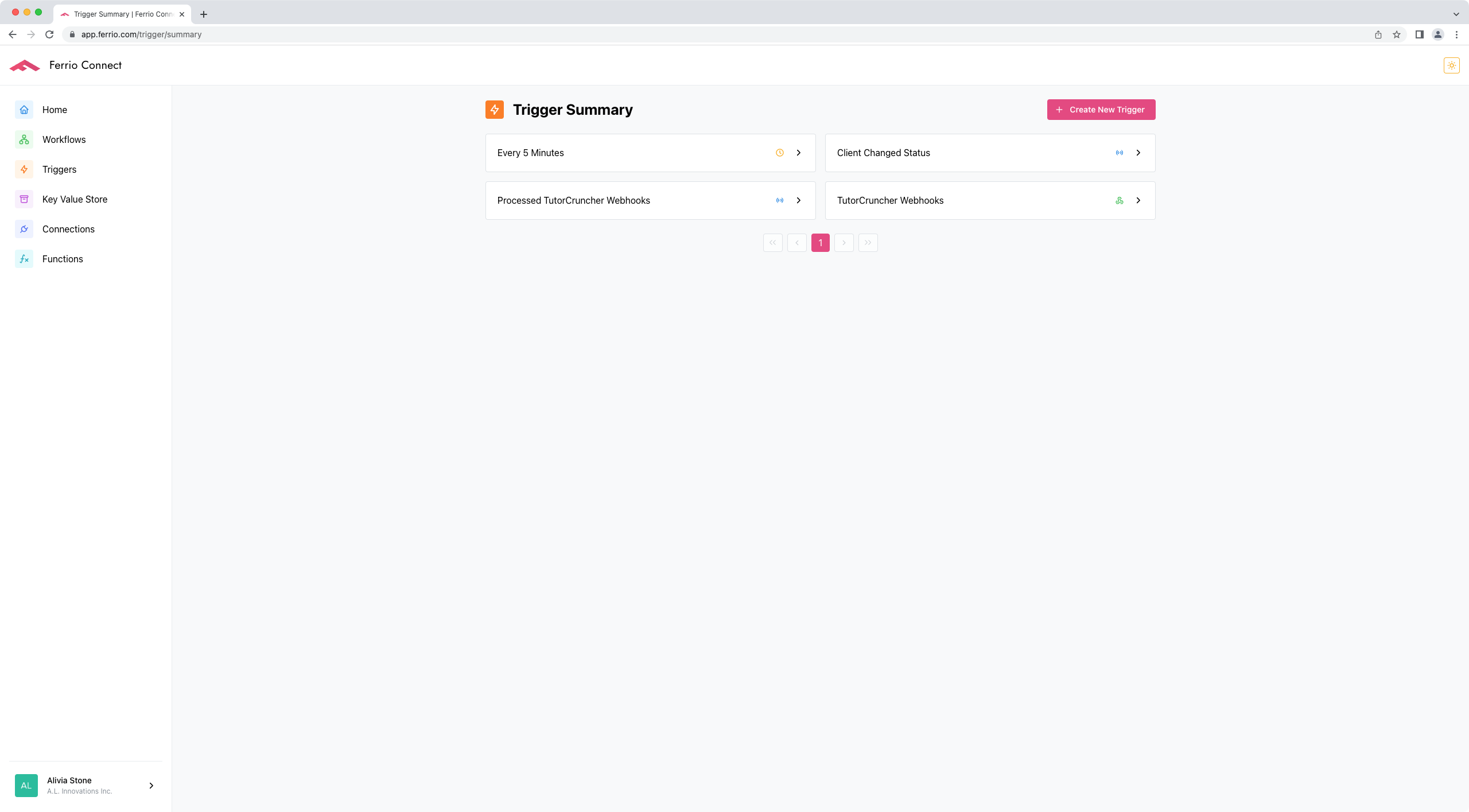 Ferrio | Connect. Integrate. Automate