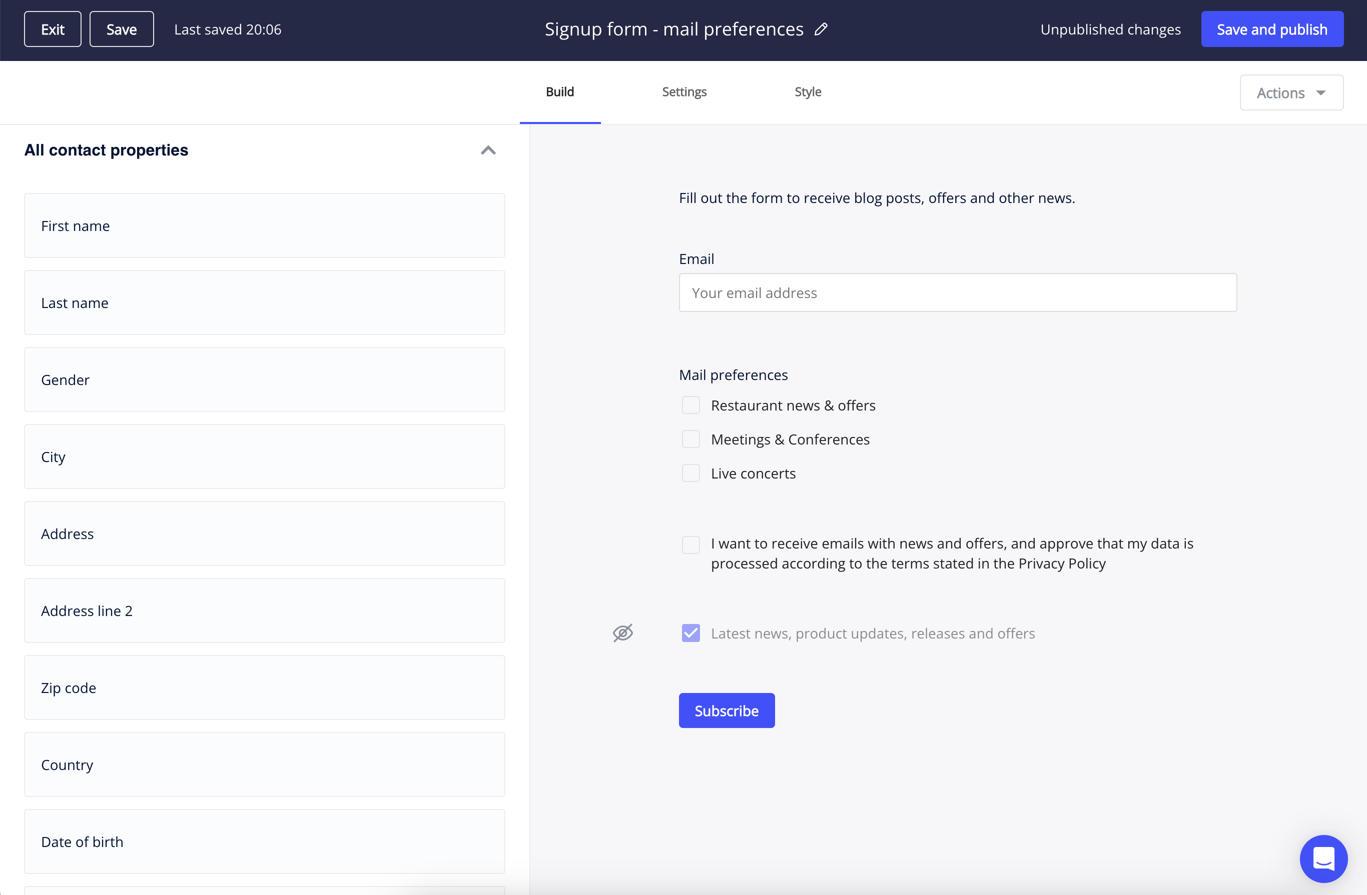 Signup Forms | Forms directly linked to your email tool - MarketHype