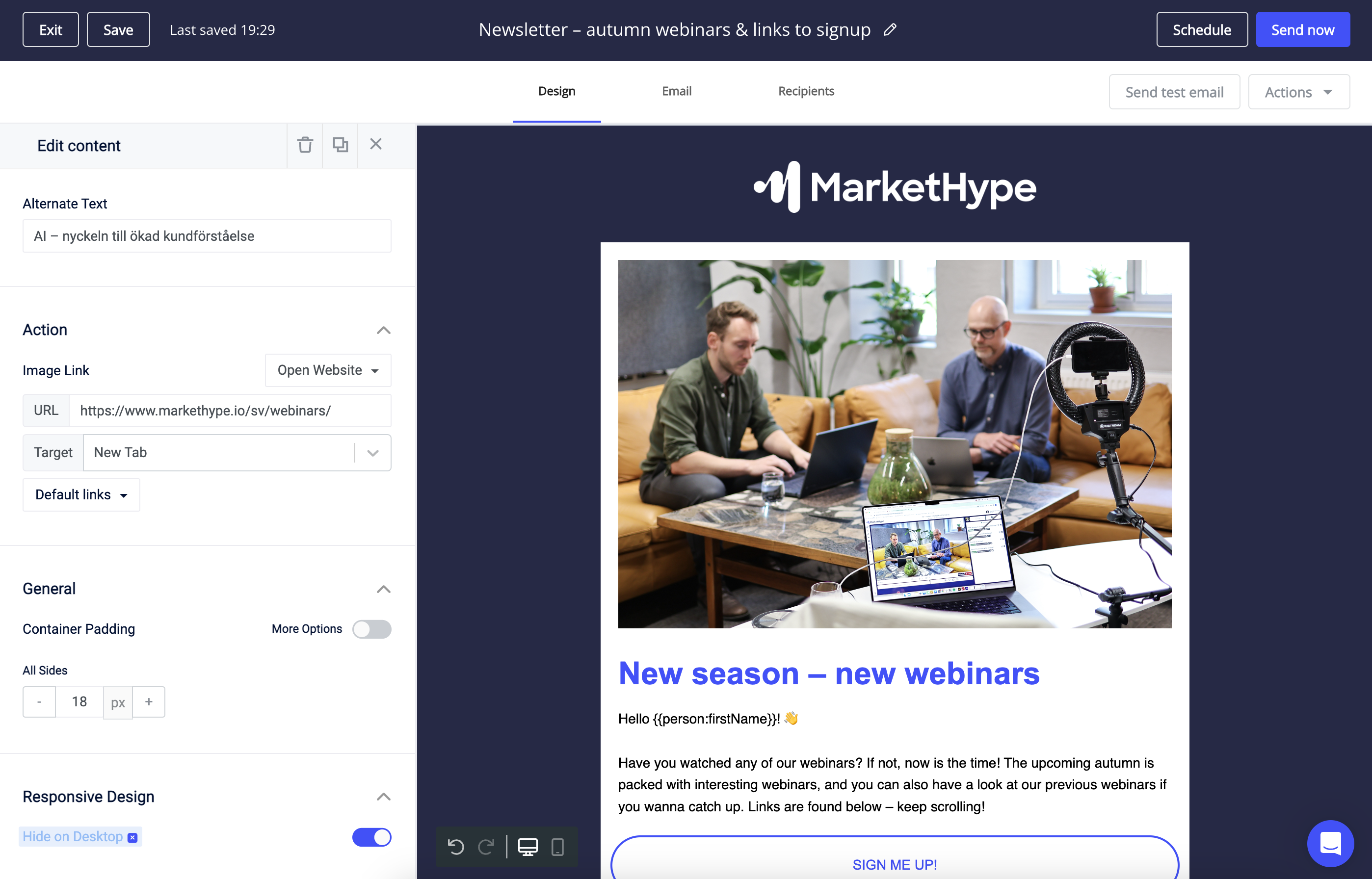 Our Features | Email Marketing Tool - MarketHype