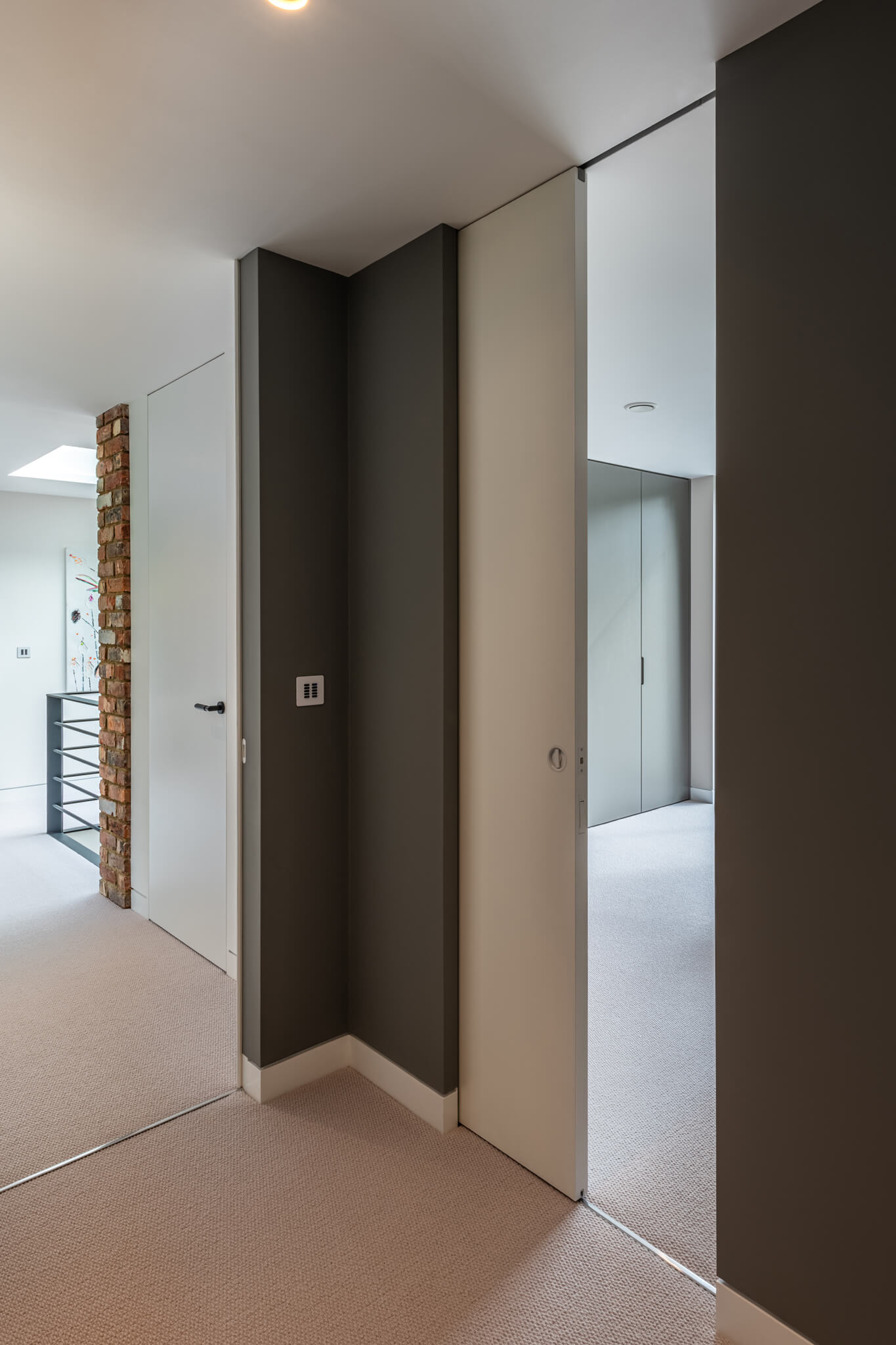 Ceiling Mounted Pocket Door