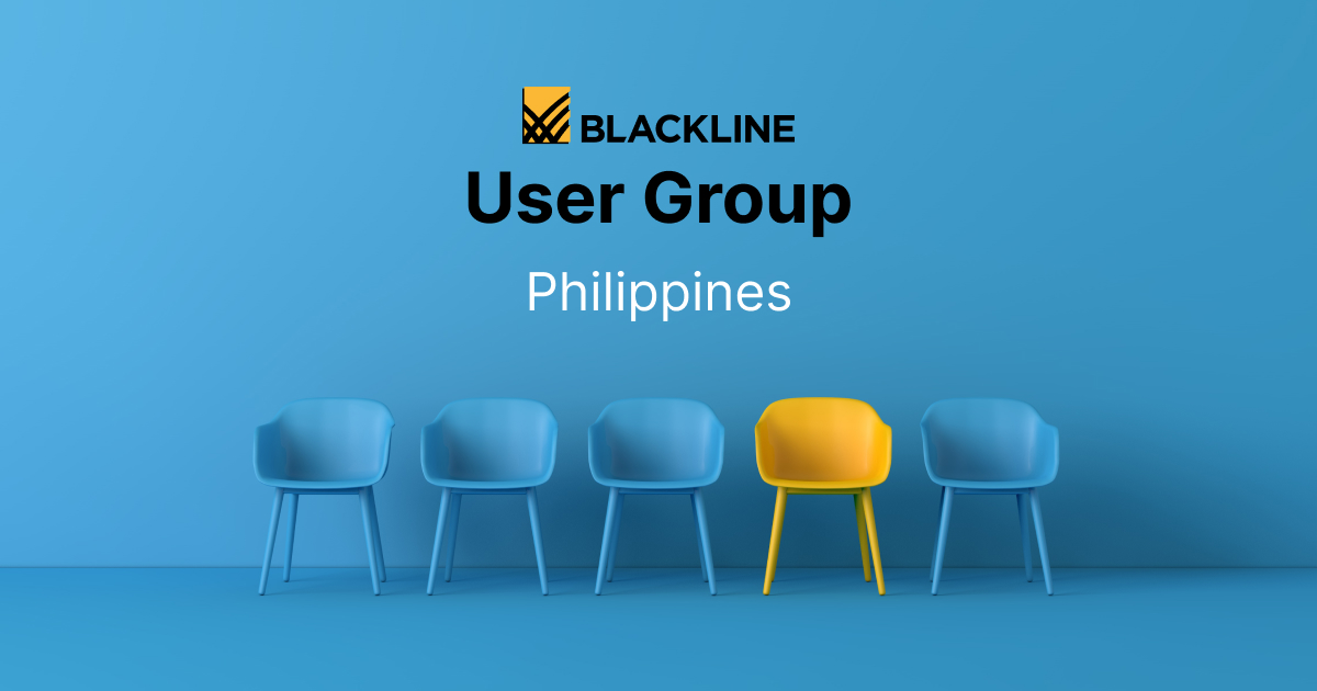 BlackLine User Group | Singapore | 15 August, 2024