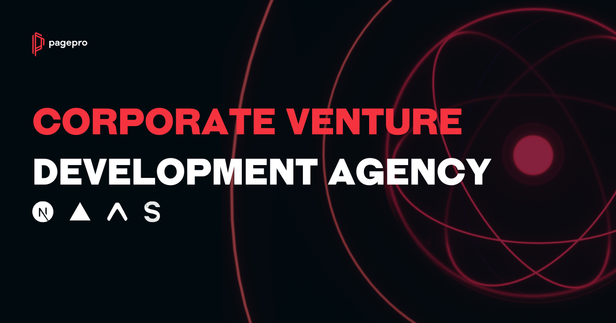 Corporate Venture Product Development Services | Pagepro