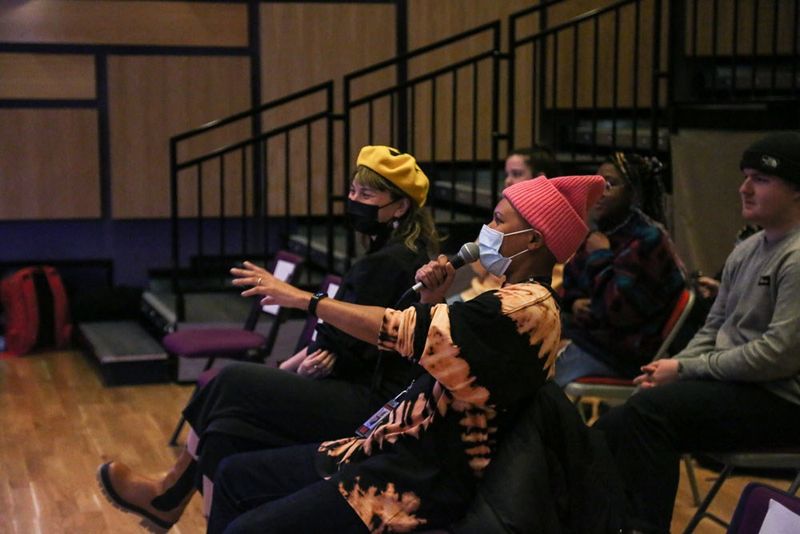 Chancellor Skin visits Leeds Arts University | Leeds Arts University