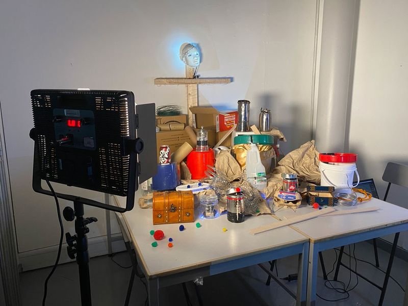 Visual communication students produce kinetic sculpture with artist ...