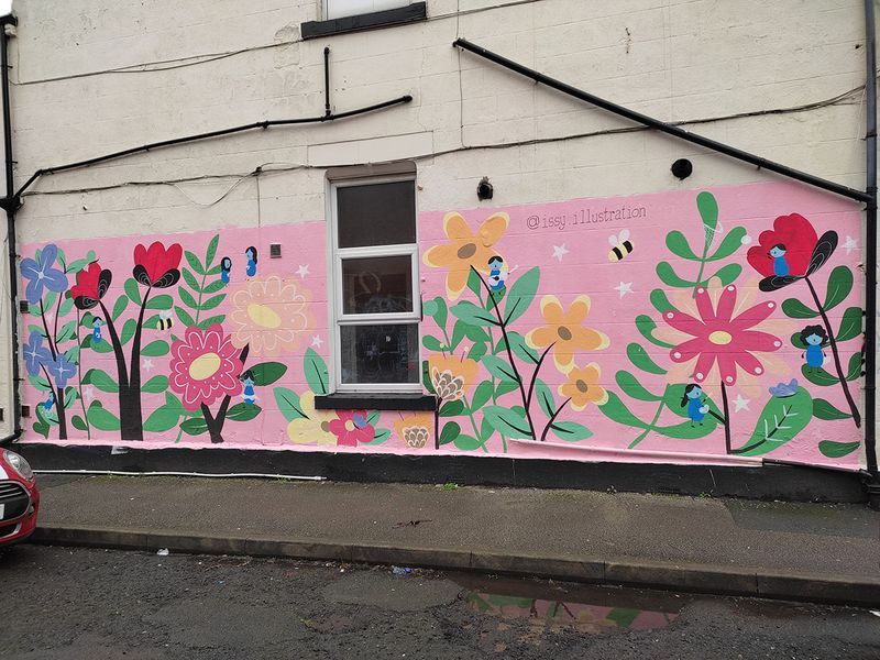Visual Communication student creates mural for student accommodation ...