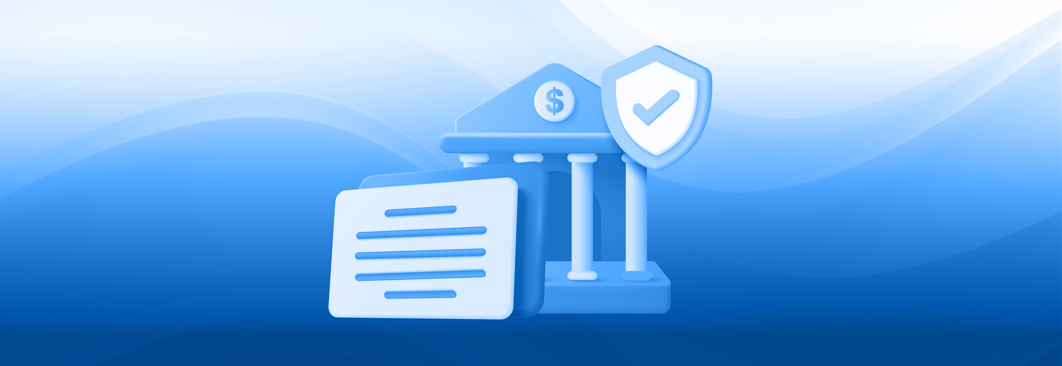 upward arrow behind a device showing financial graphs