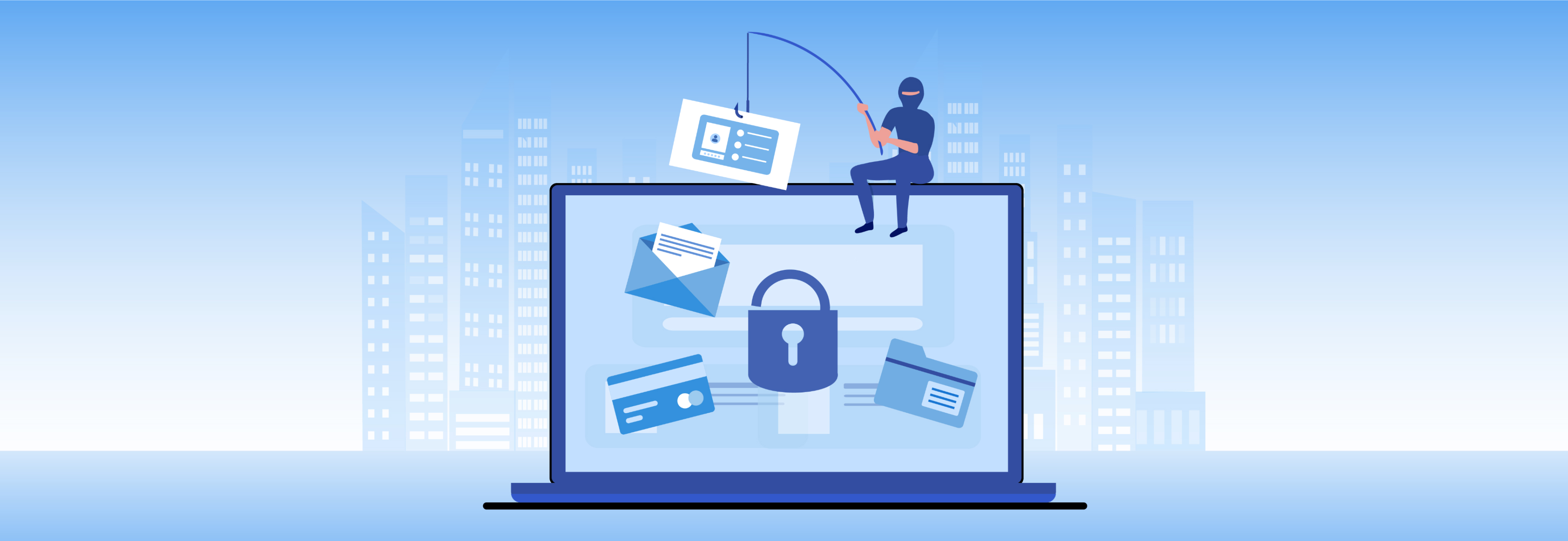 Graphic depicting a phishing scam | Raisin