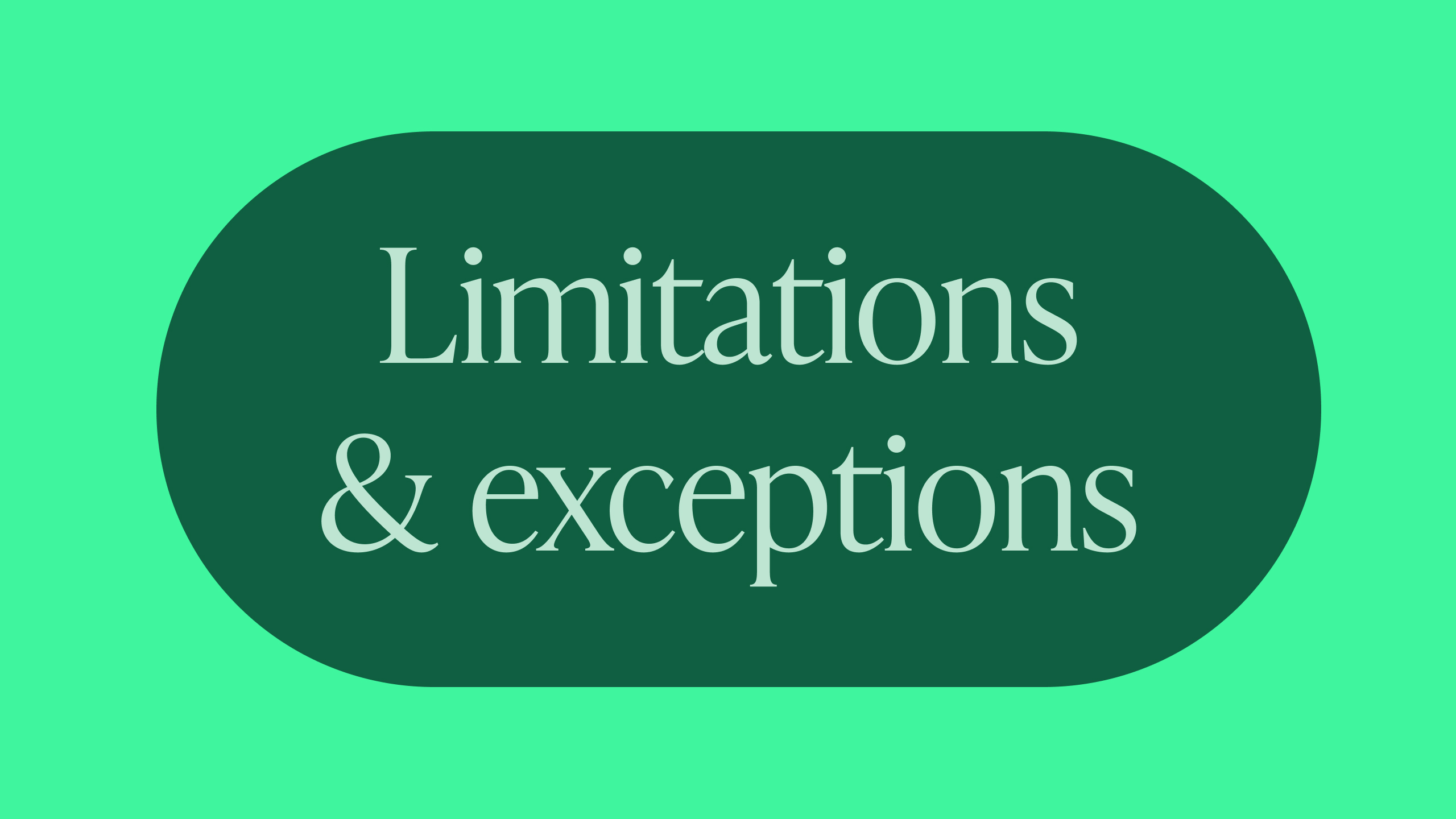 What are copyright and related rights limitations and exceptions? - CLIP